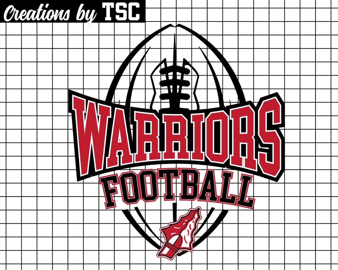 Warriors Football | Digital Download | .PNG | Sublimation Ready ...