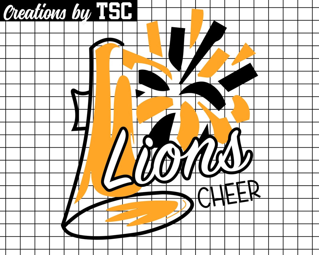 Lions Cheer | Digital Download | .PNG | Sublimation Ready - Etsy
