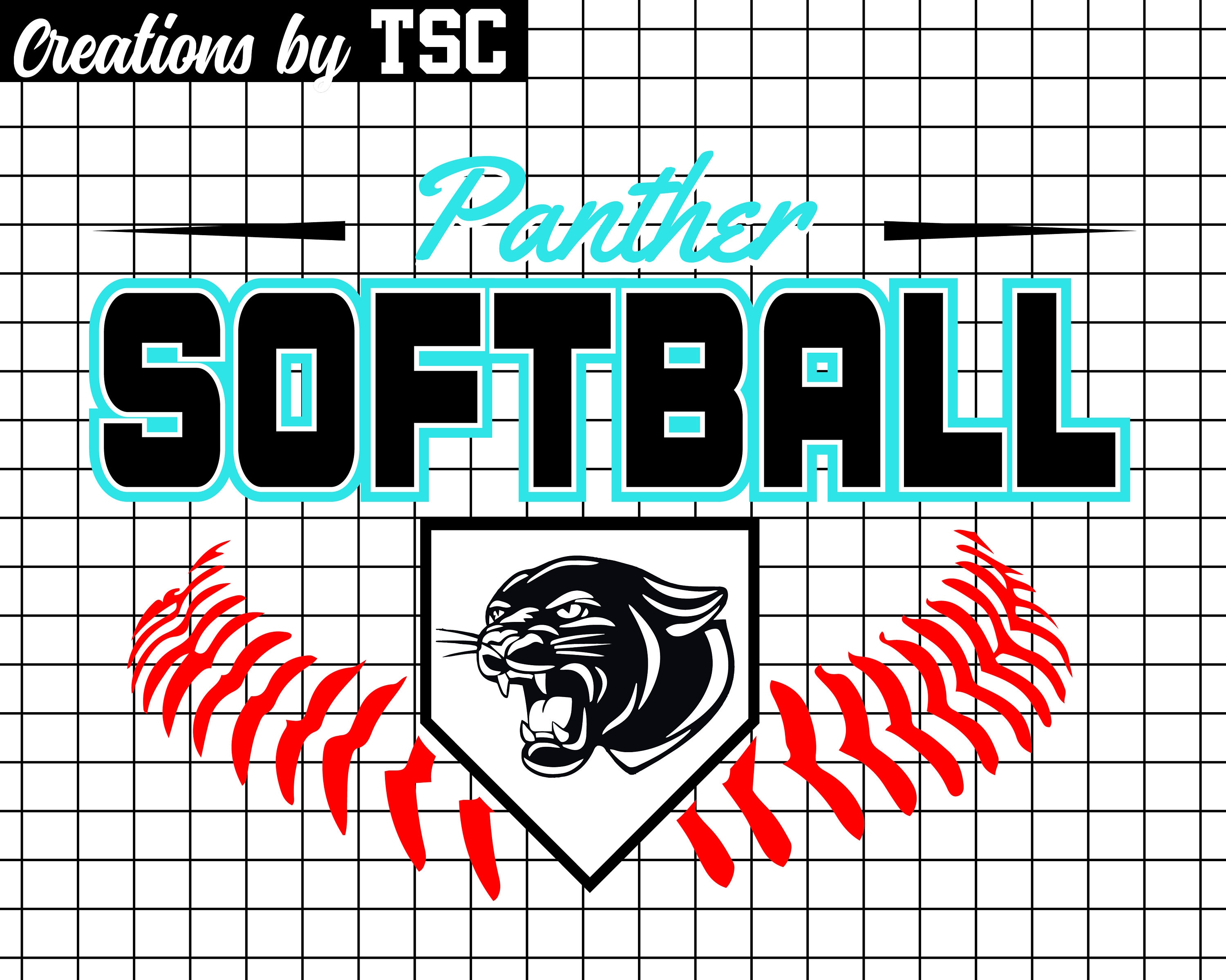 Panther Softball Digital Download .PNG Sublimation Ready - Etsy
