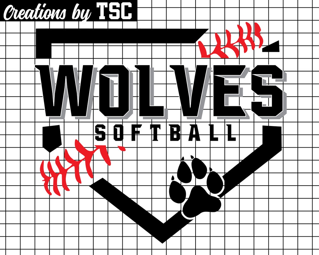 Wolves Softball | Digital Download | .PNG | Sublimation Ready | DTF ...