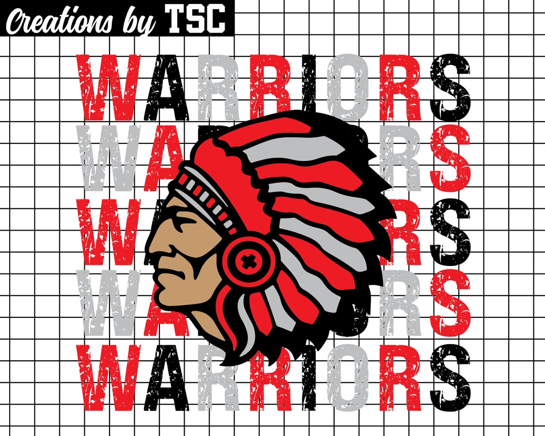 Warriors Mascot | Digital Download | .PNG | Sublimation Ready | Direct ...