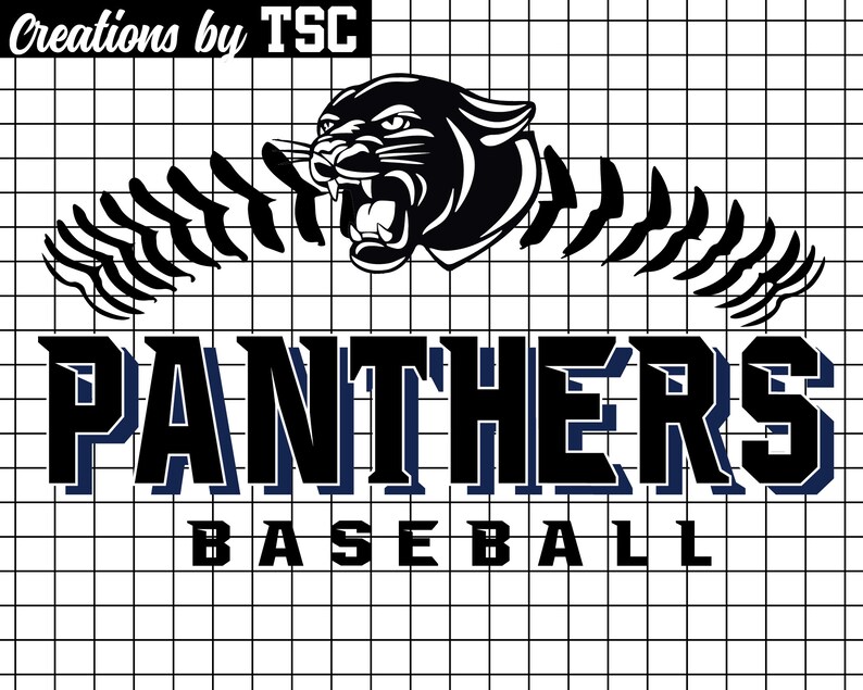 Panther Baseball Digital Download .PNG .SVG Circuit - Etsy