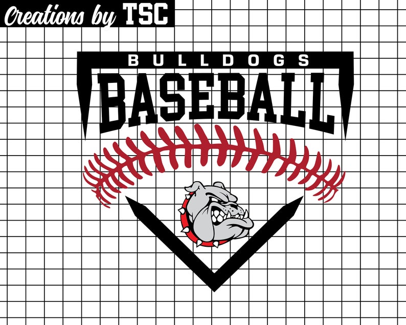 Bulldogs Baseball Digital Download .PNG .SVG Circuit - Etsy