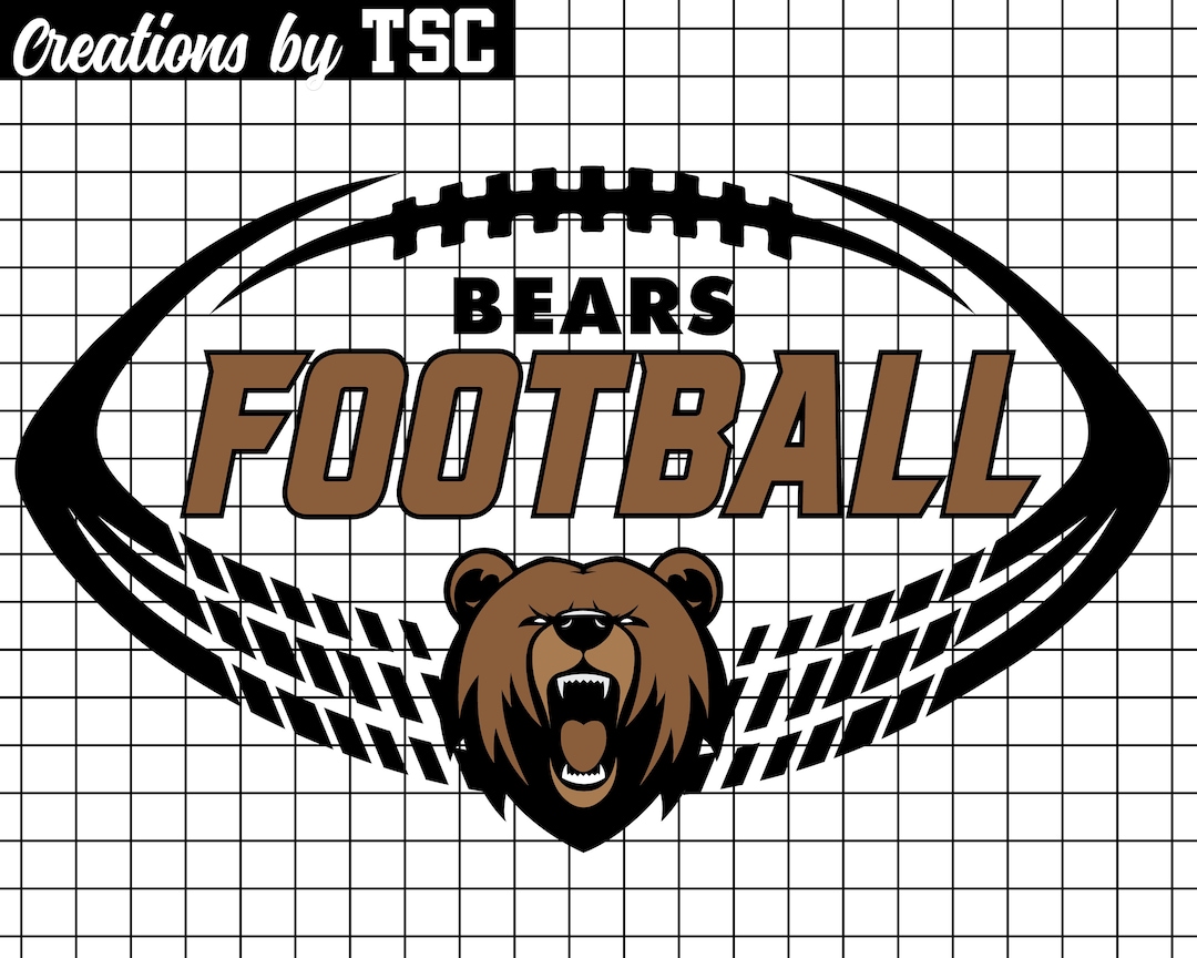 Bears Football | Digital Download | .PNG | Sublimation Ready - Etsy