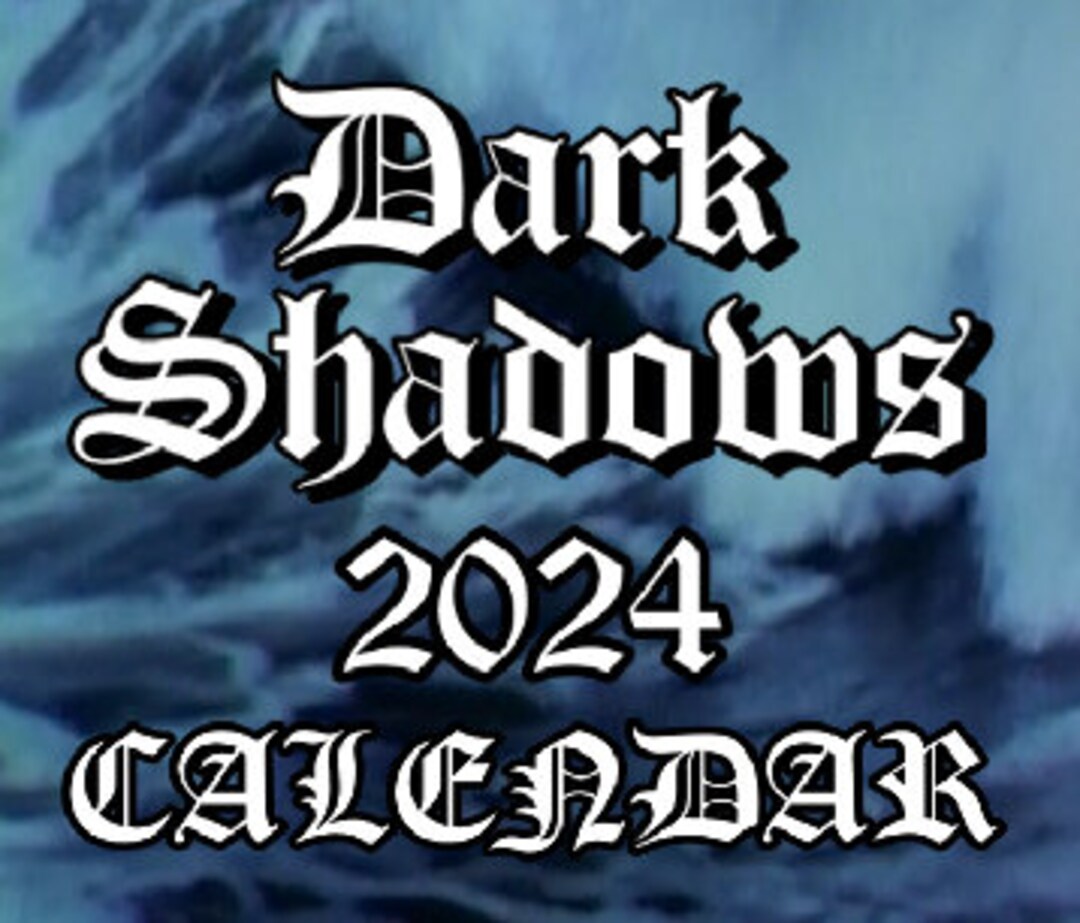 2024 Dark Shadows Calendario Barnabas Collins aterrador - Etsy México