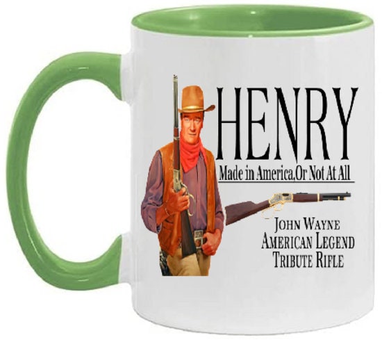 Henry Rifle Mugs, John Wayne, the Duke, Westerns, Lever Action - Etsy