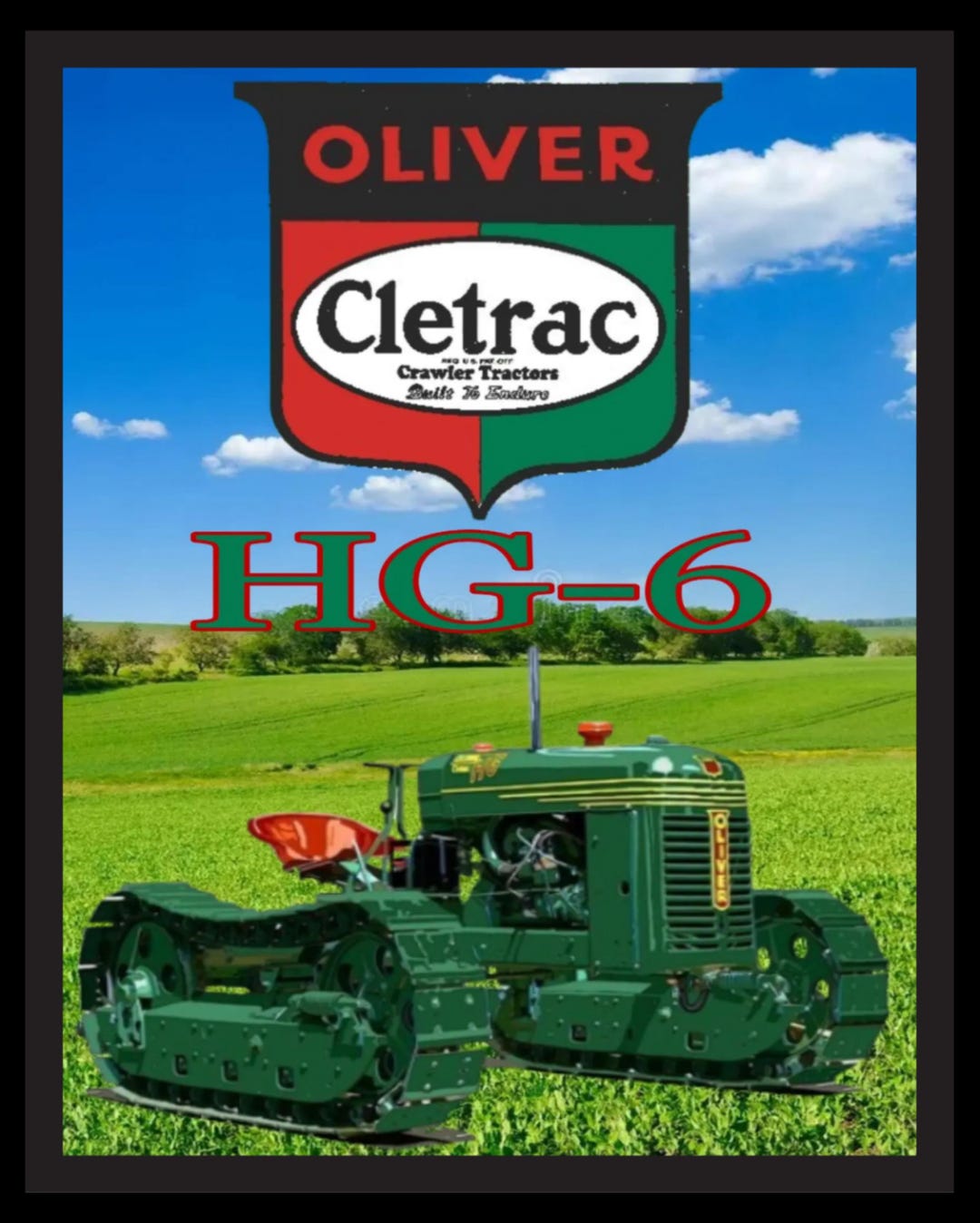 OLIVER CLETRAC HG-6, Crawler, Dozer, Classic Tractor, Vintage Machinery ...