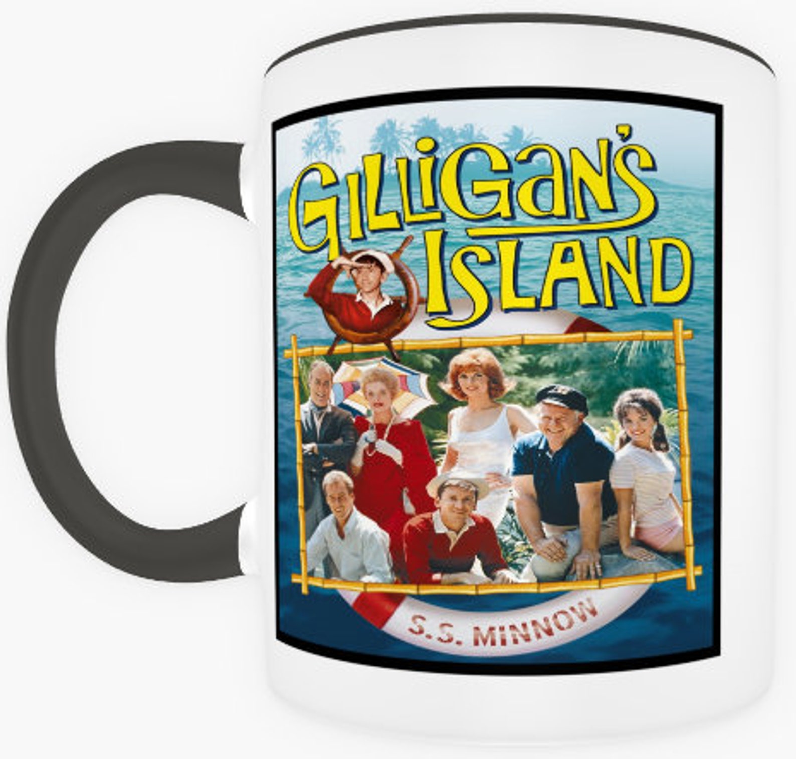 GILLIGANS ISLAND Cast Mug, SS Minnow, Skipper, Jim Backus, Tina Louise ...