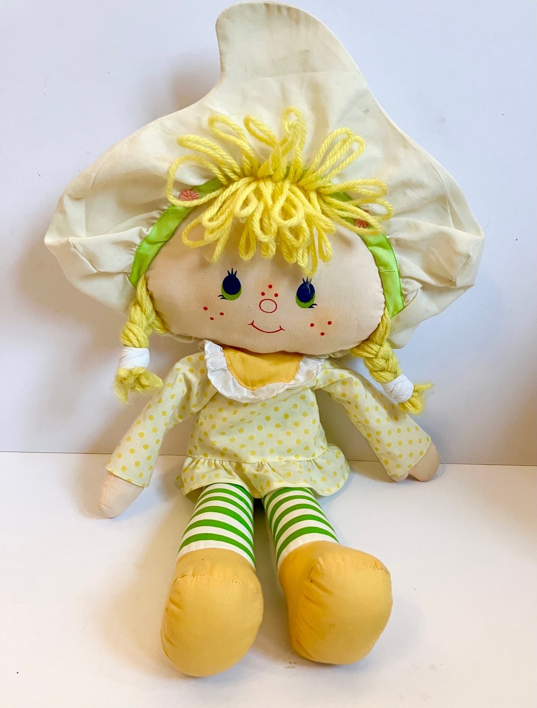 Vintage 1981 Strawberry Shortcake Lemon Meringue Rag Doll by Kenner ...