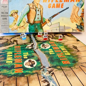 Vintage 1959 the Rifleman Game. Very Rare Board Game. Made - Etsy