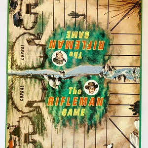 Vintage 1959 the Rifleman Game. Very Rare Board Game. Made - Etsy