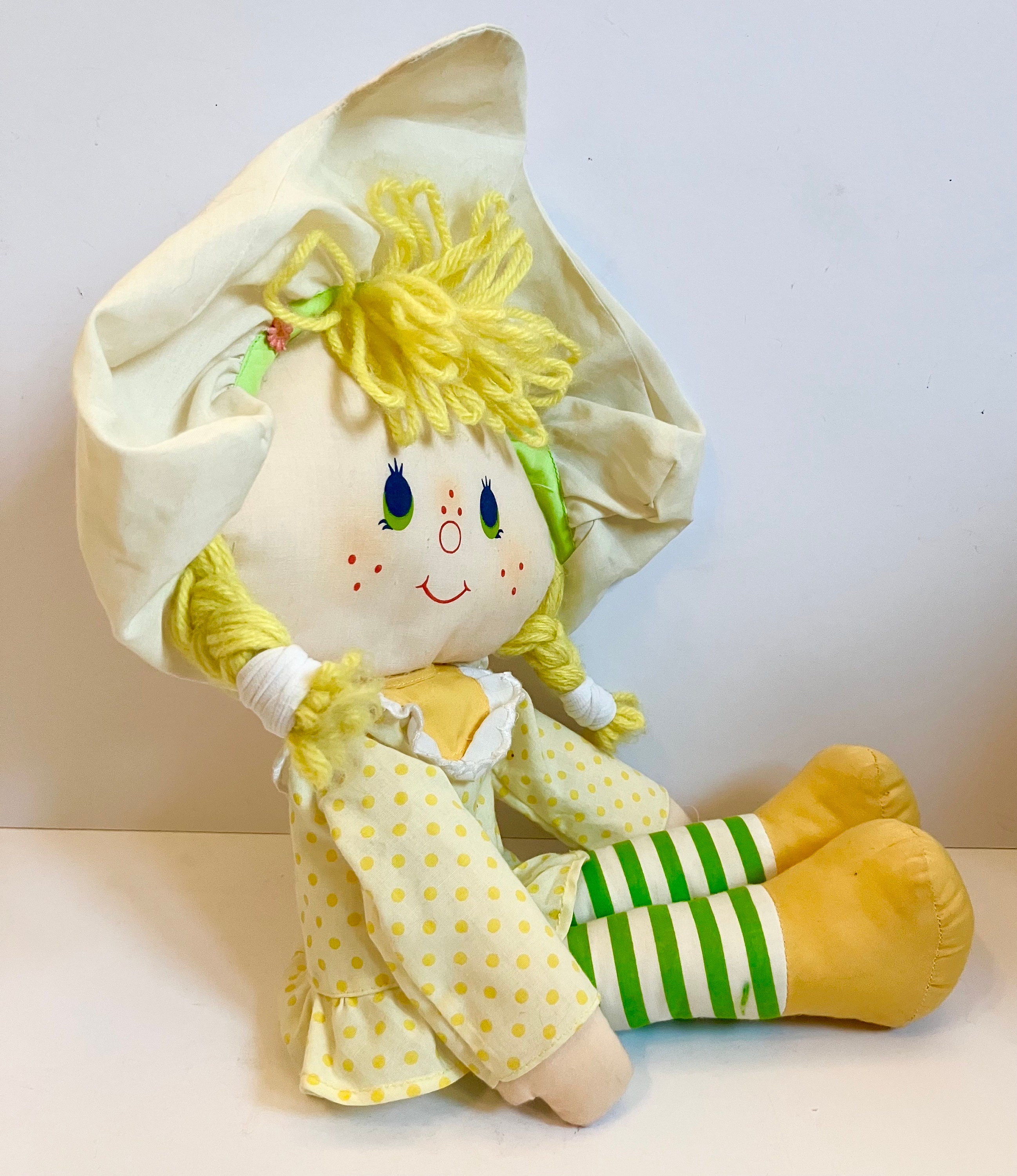 Vintage 1981 Strawberry Shortcake Lemon Meringue Rag Doll by Kenner ...