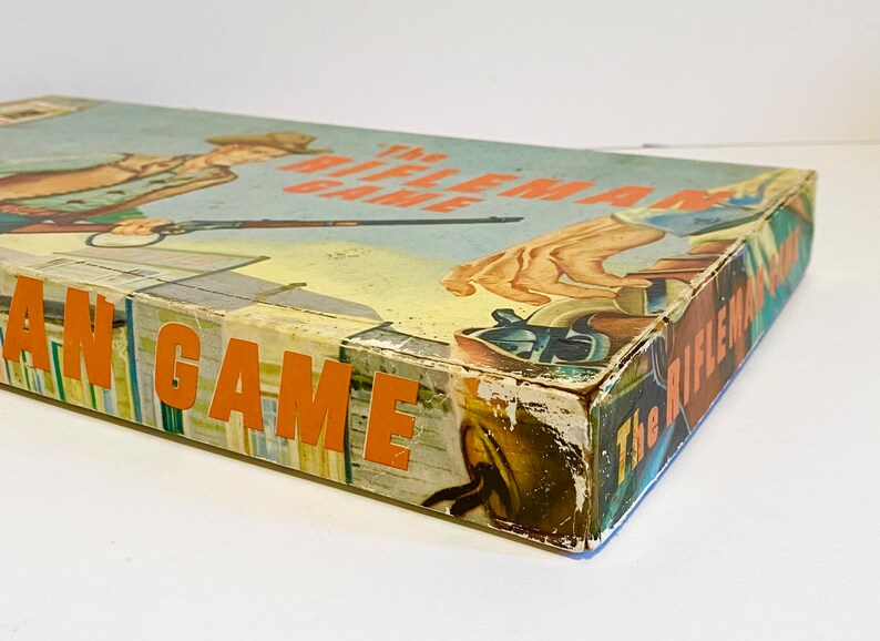 Vintage 1959 the Rifleman Game. Very Rare Board Game. Made - Etsy