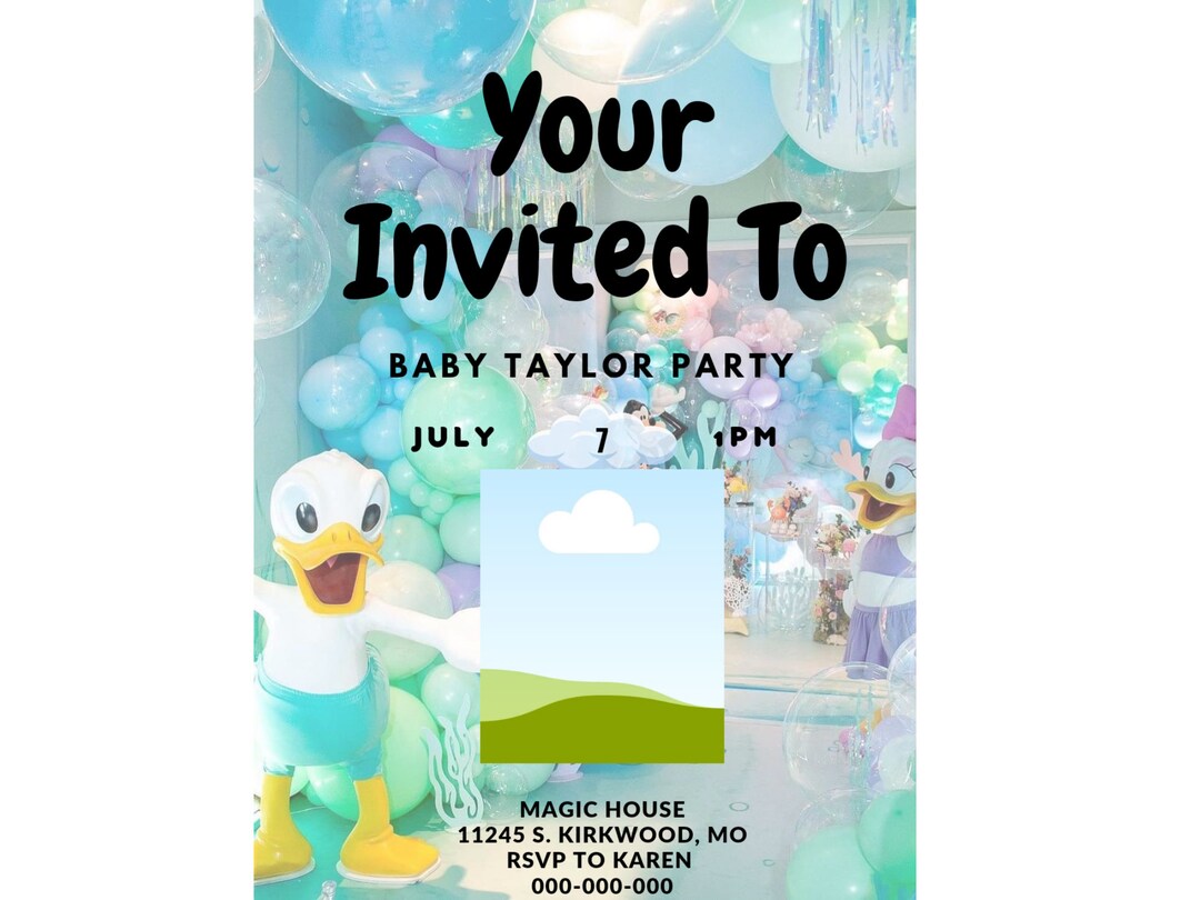 Kids Party| Invitation - Etsy