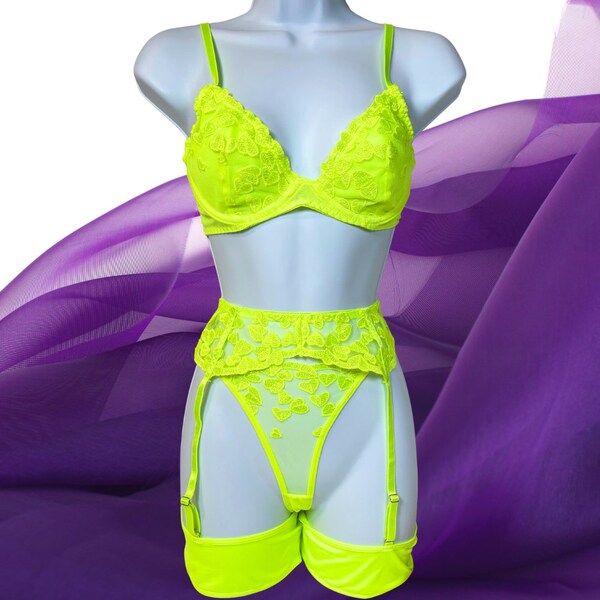 Green Lingerie Etsy