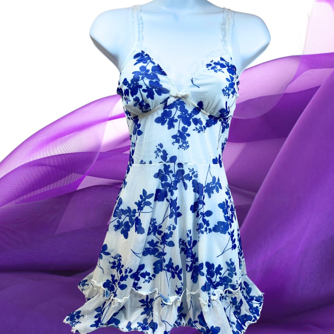 Sheer Cami Nightdress / Babydoll Lingerie / Plus Size Lingerie ...