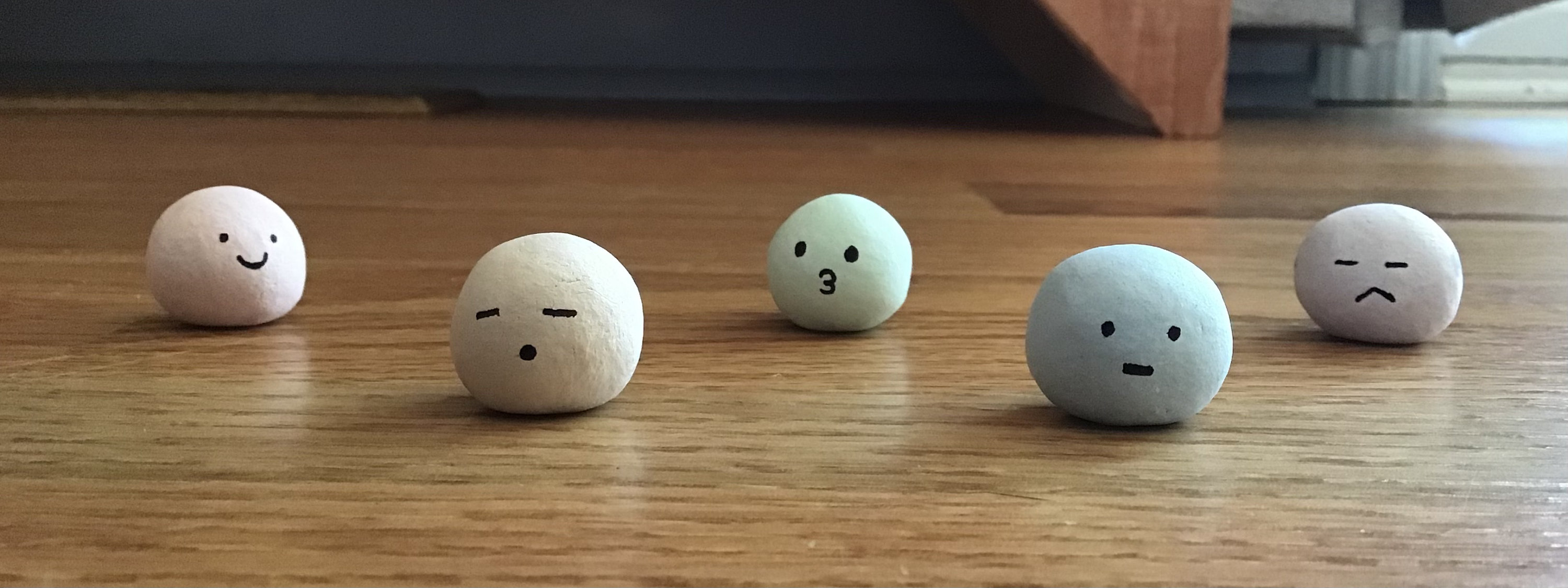 Pastel Desk Buddies, Potato Friends, Handmade Clay, Cute Kawaii ...