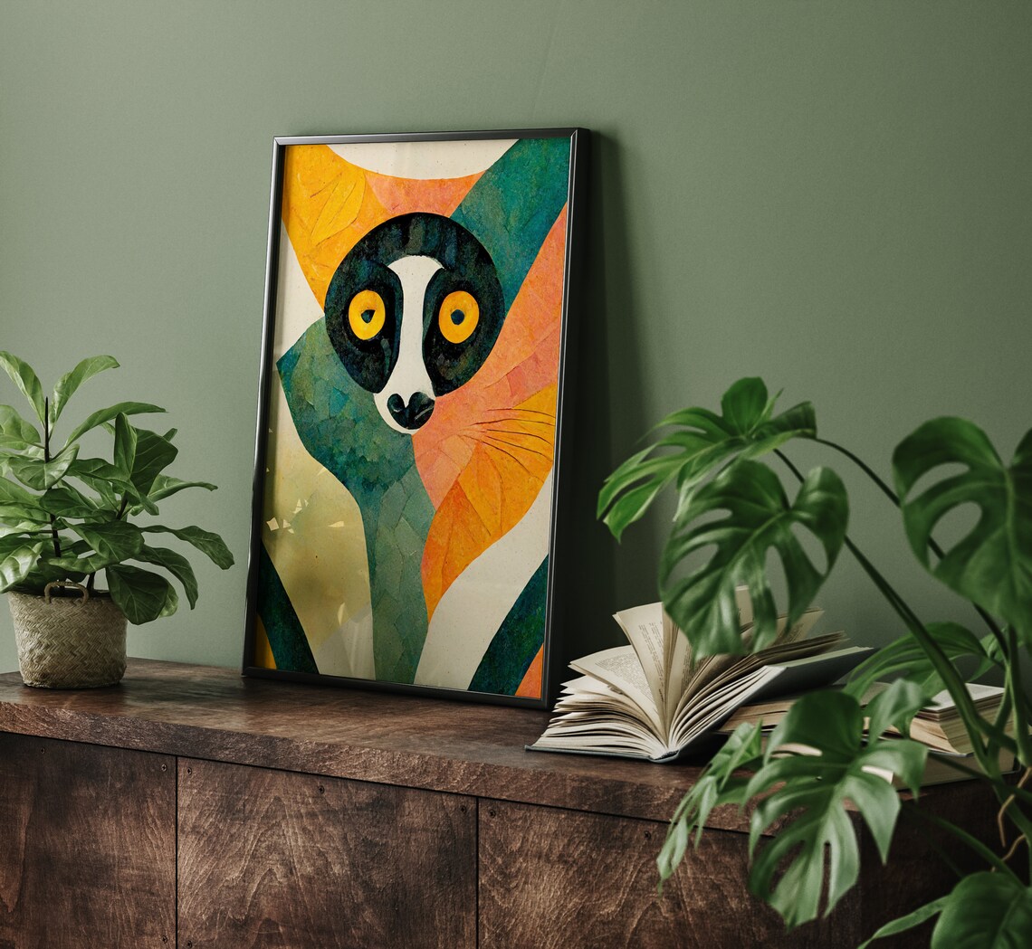 6 Jungle Theme Lemur Printables - Etsy