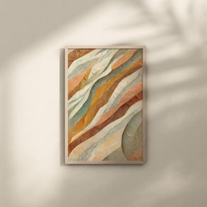 2 Abstract Texture Wall Art Printables - Etsy