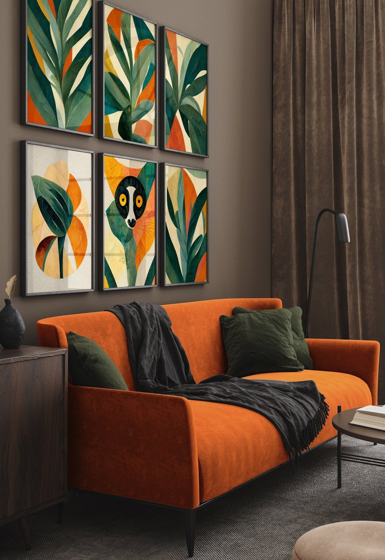 6 Jungle Theme Lemur Printables - Etsy