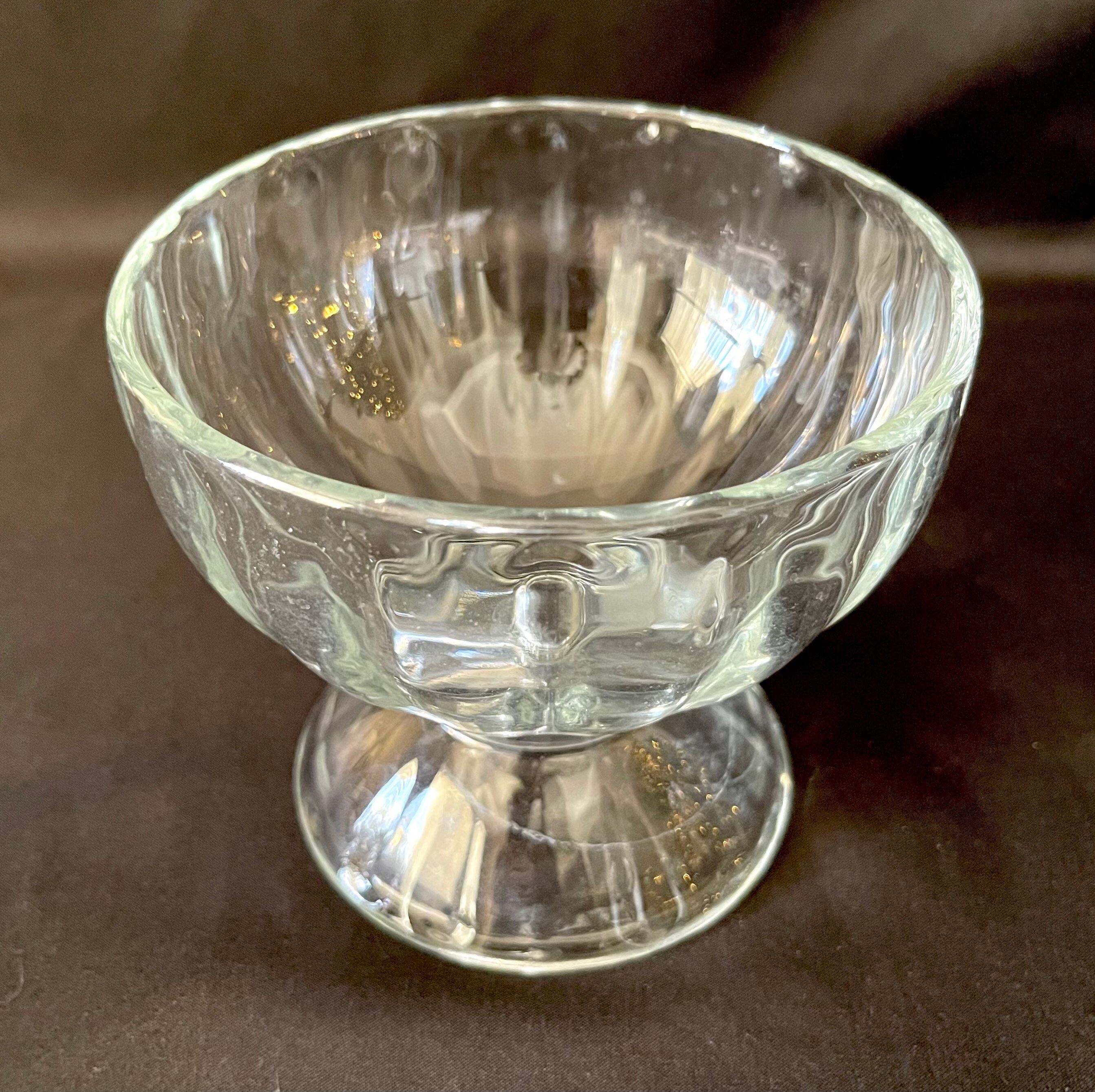 Set of 4 Vintage Libbey Glass Dessert Bowls Fruit Ice Cream - Etsy