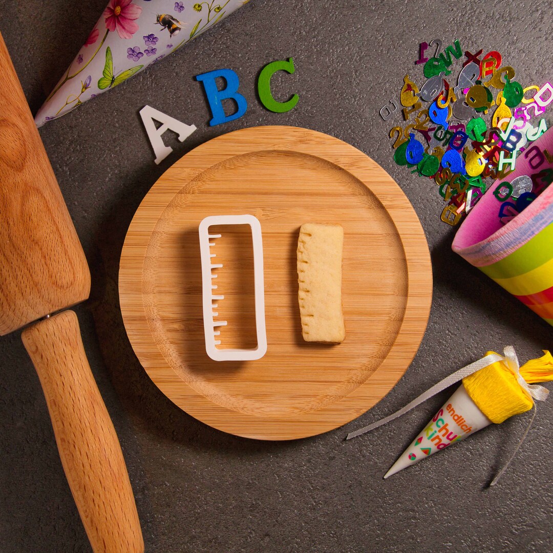 Cookie Cutter Ruler Cookie Cutter Centimeter Measure Cookie Mold School ...