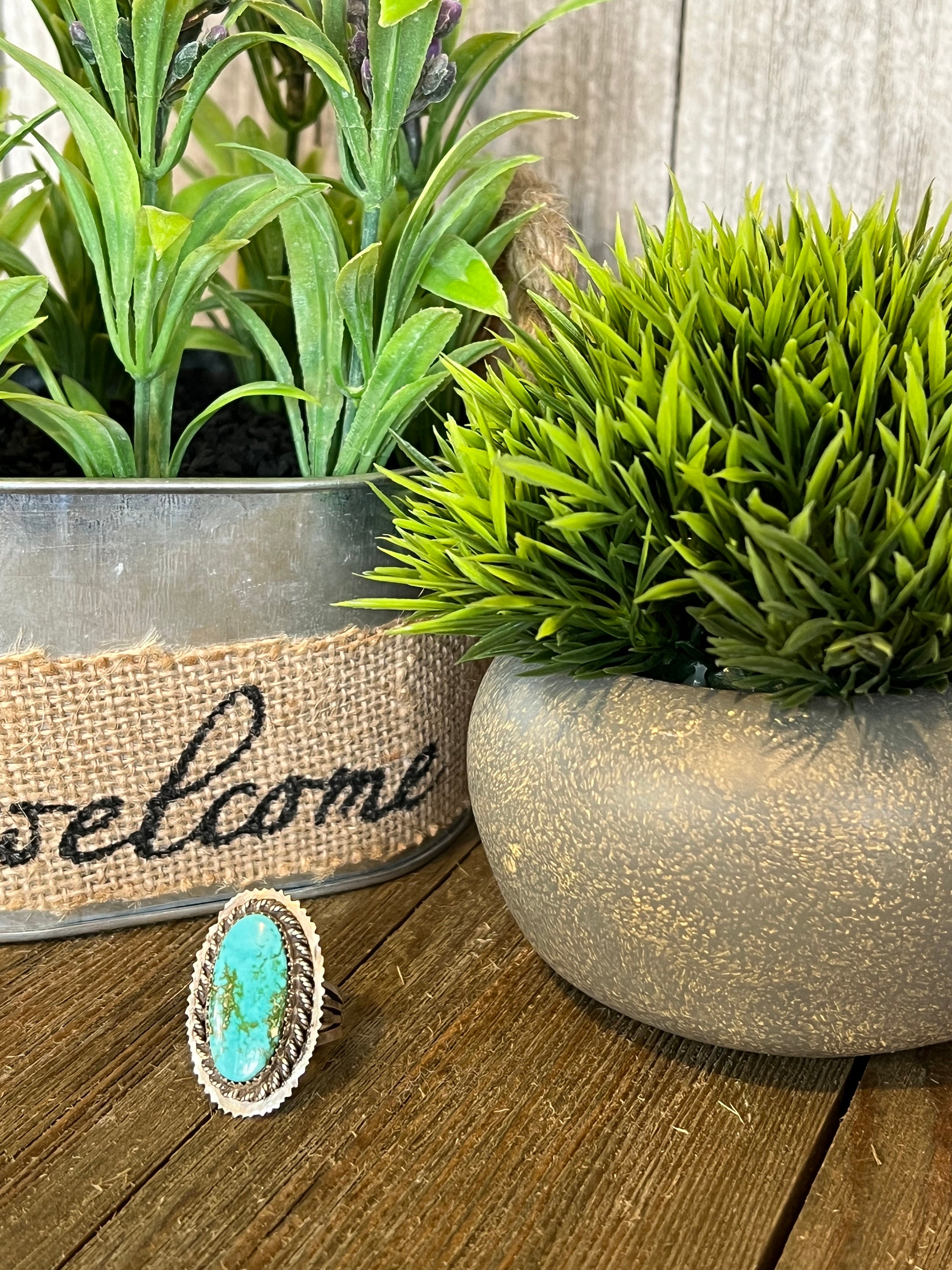 Royston Ring, Southwestern Design, Turquoise Ring, Royston Mine, Nevada ...