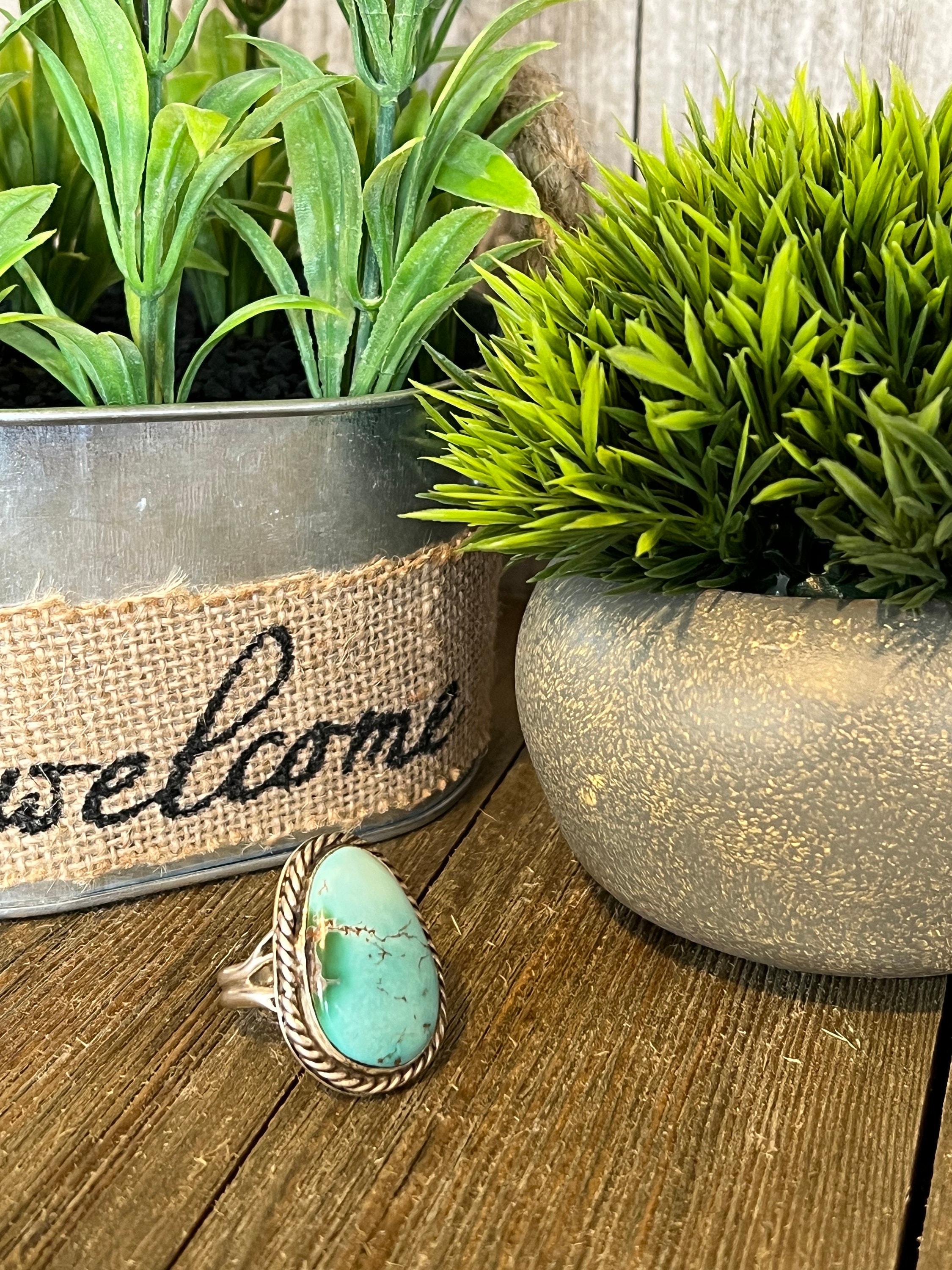 Royston Ring Southwestern Design Turquoise Ring Royston - Etsy