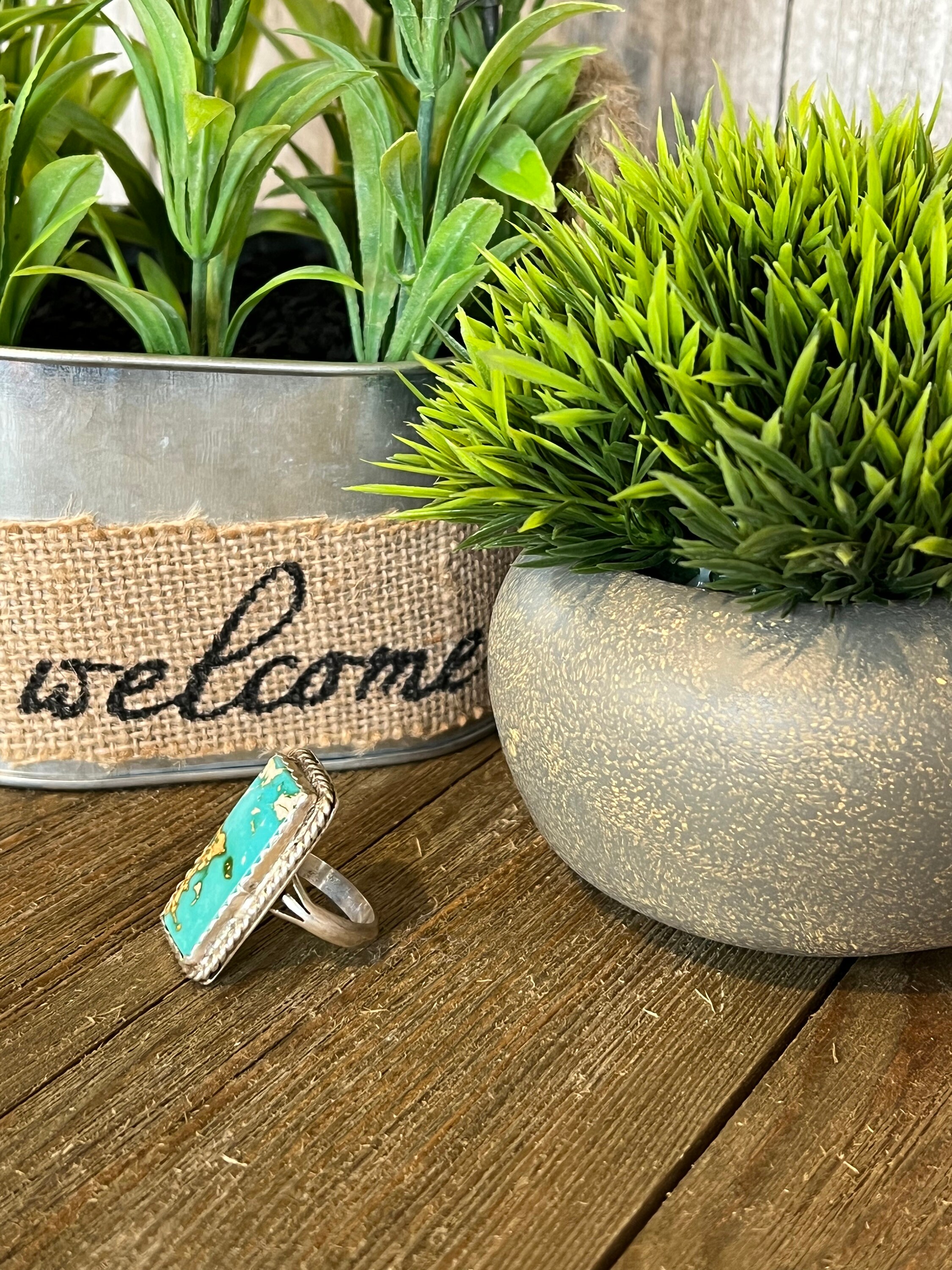 Royston Ring, Southwestern Design, Turquoise Ring, Royston Mine, Nevada ...
