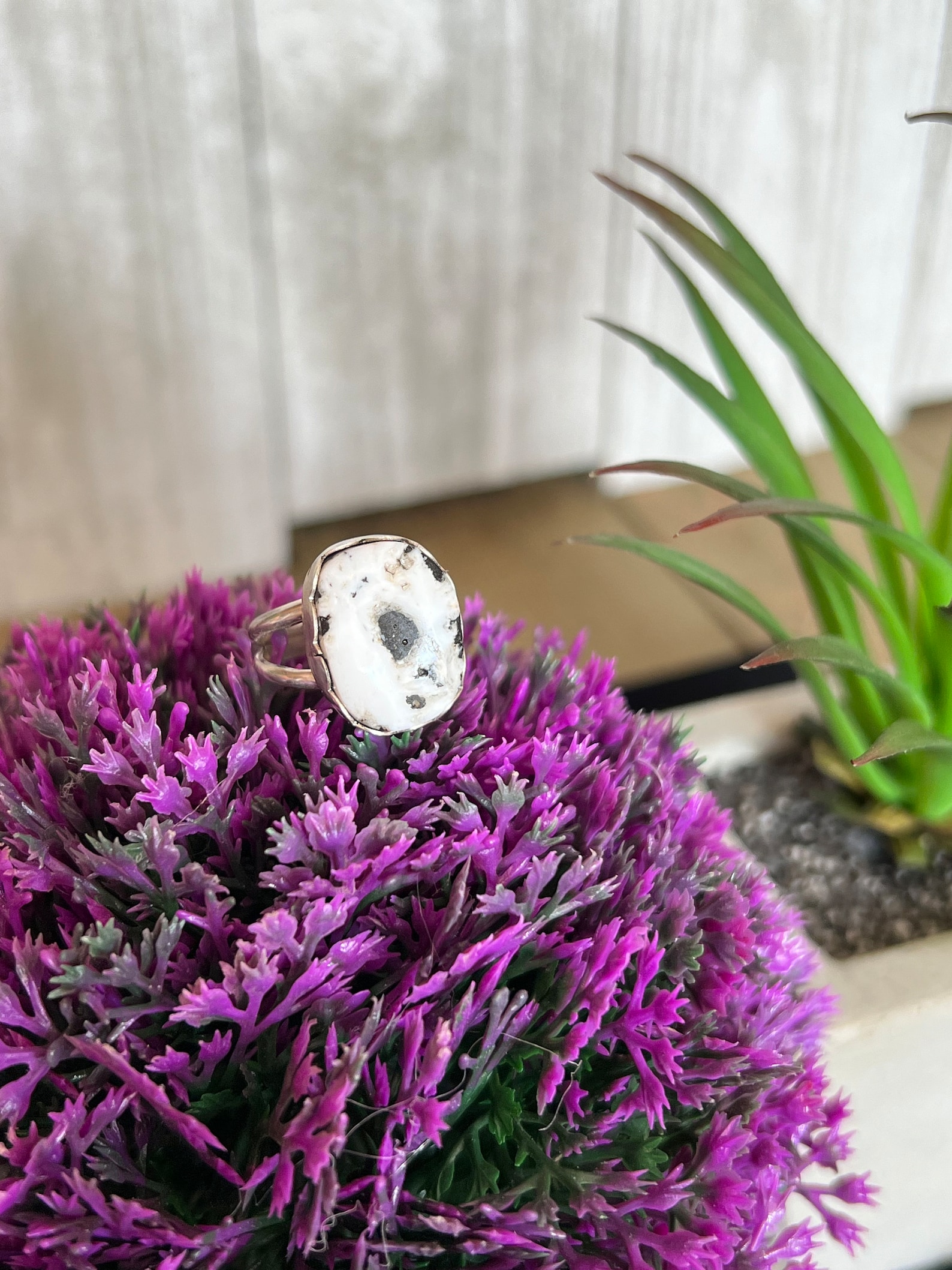 White Buffalo Ring, Southwestern Design, Nevada Stones, Gifts for Her ...