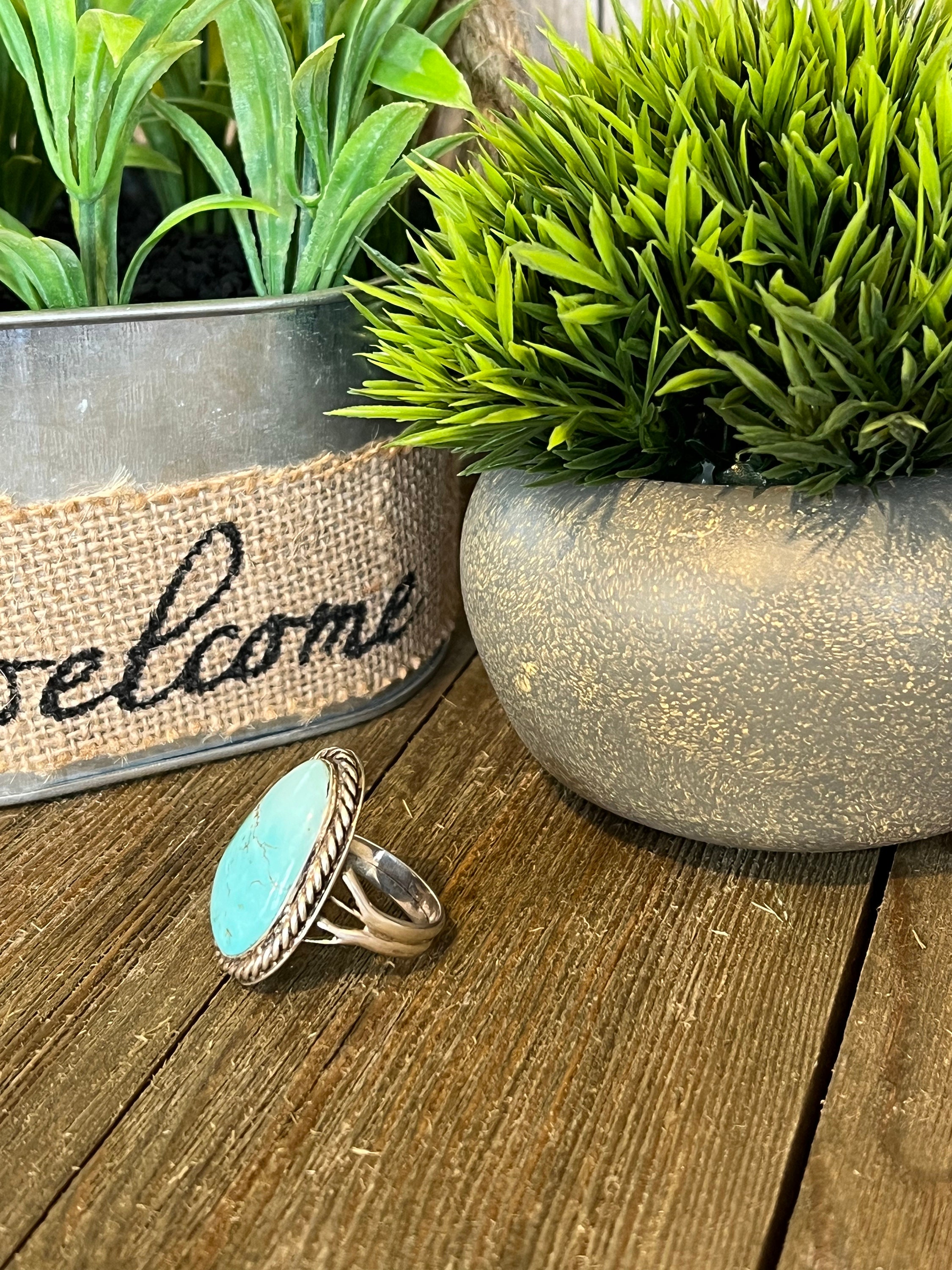 Royston Ring Southwestern Design Turquoise Ring Royston - Etsy