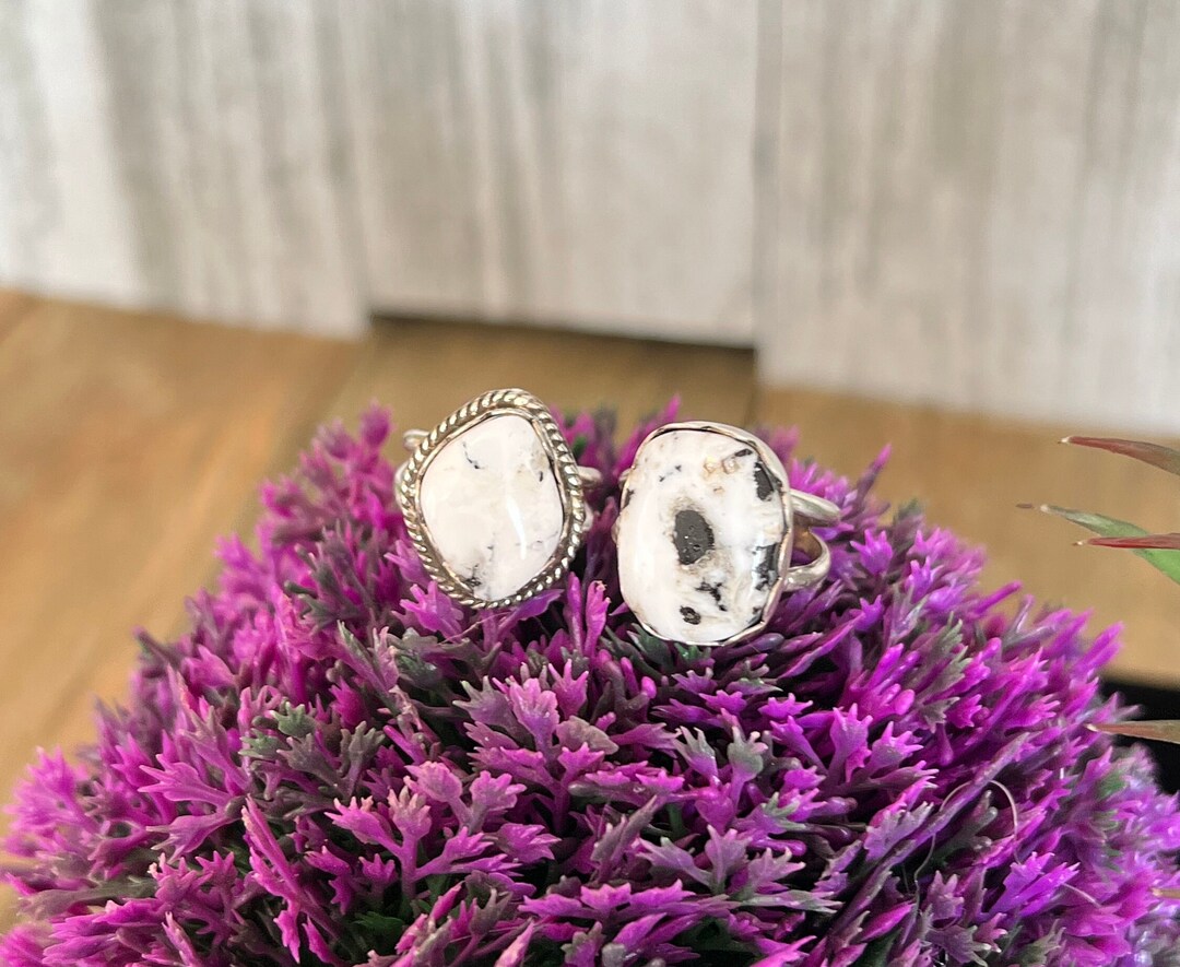 White Buffalo Ring, Southwestern Design, Nevada Stones, Gifts for Her ...