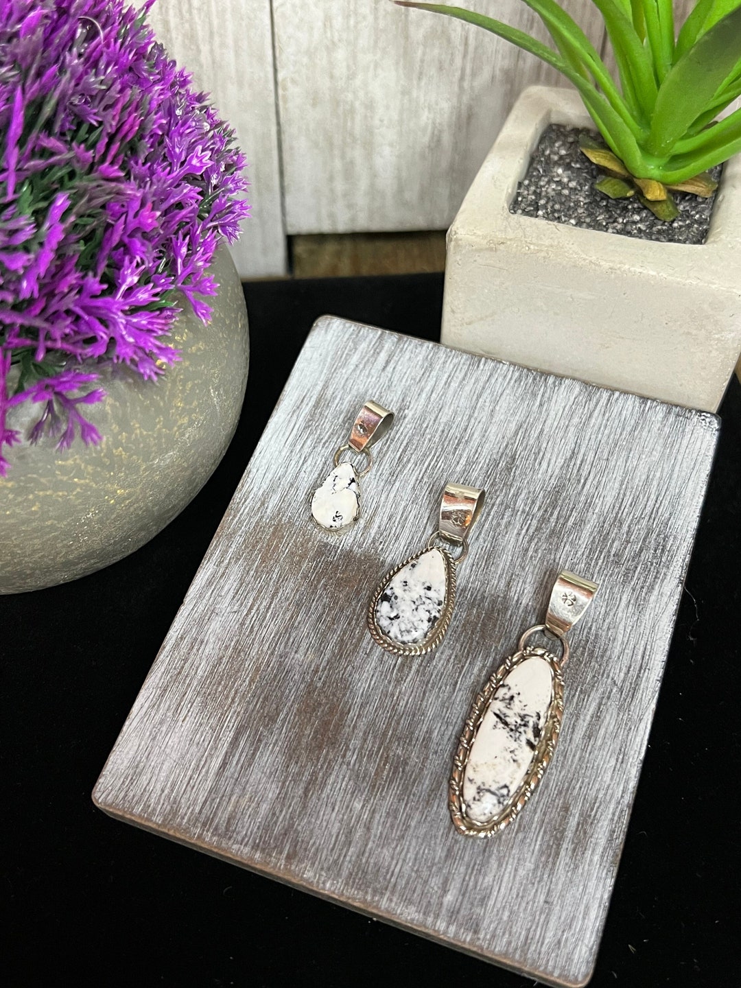 White Buffalo Pendant, Southwestern Design, Nevada Stones, Gifts for ...