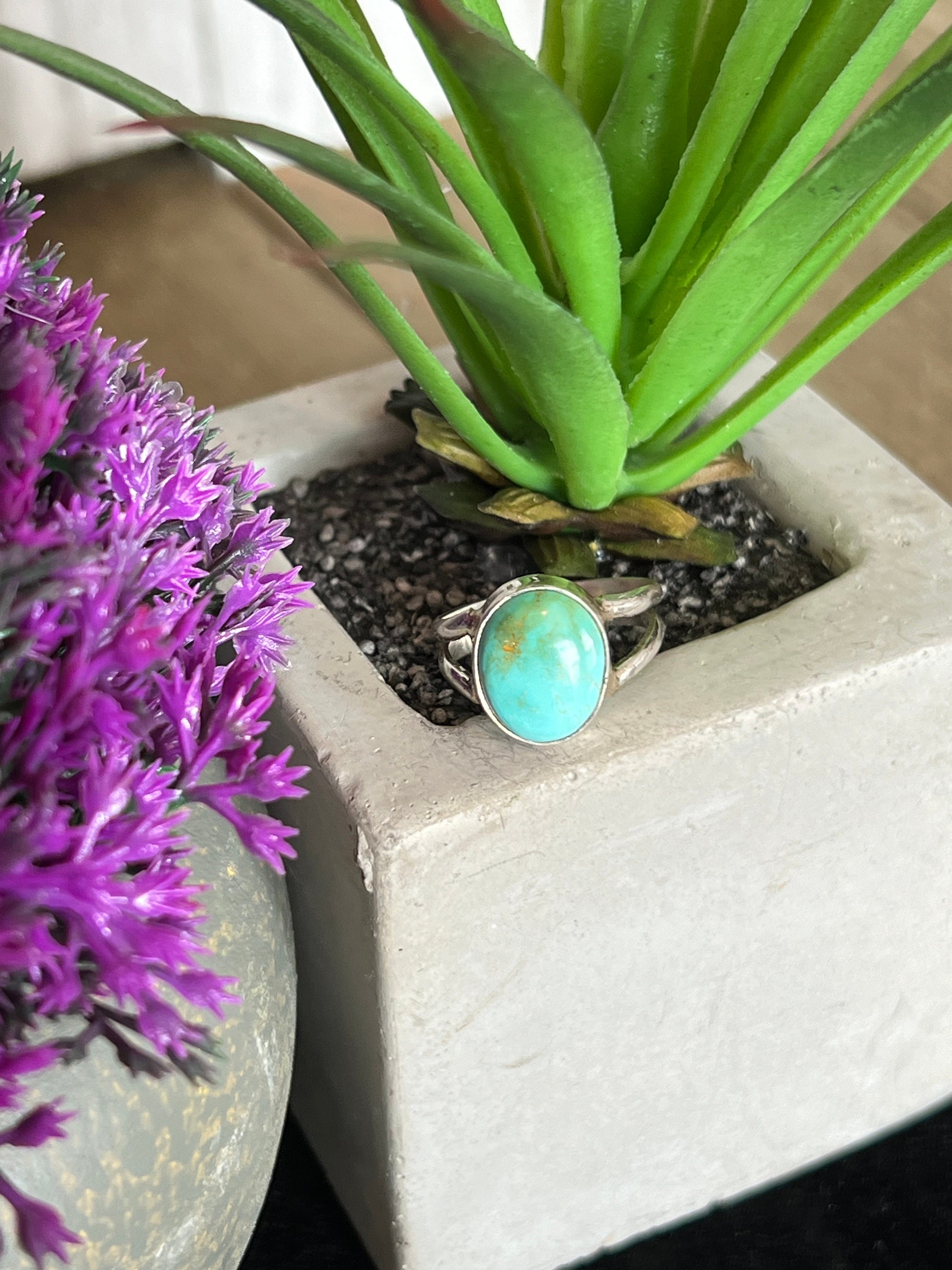 Royston Ring, Southwestern Design, Turquoise Ring, Royston Mine, Nevada ...