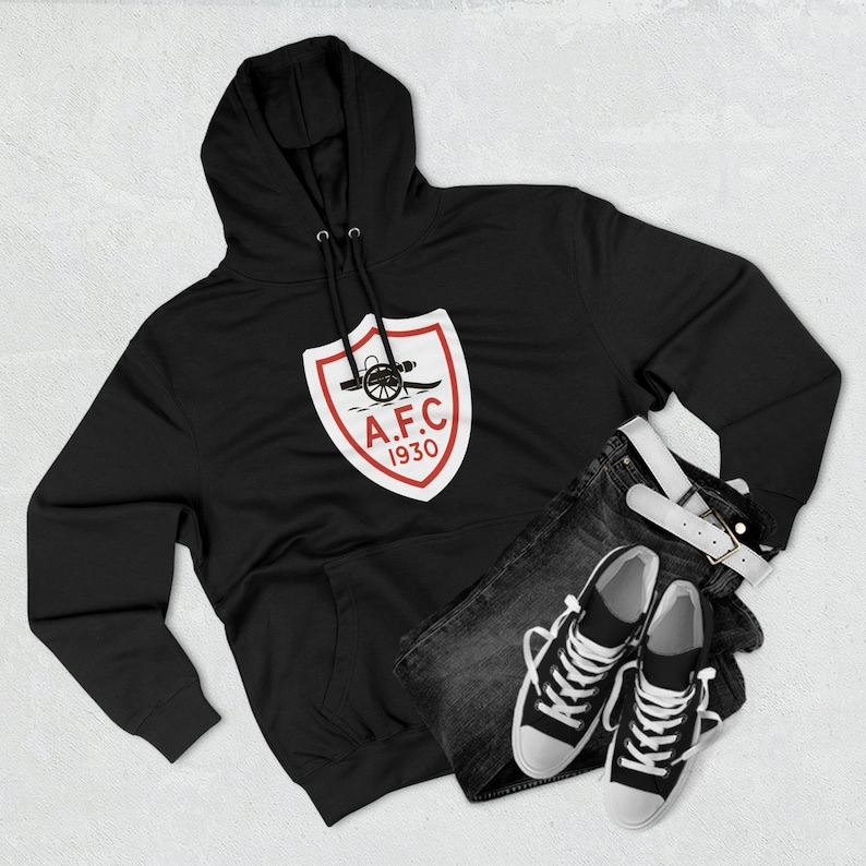 Arsenal FC Crest 1930-1936 Retro Unisex Premium Pullover Hoodie - Etsy
