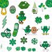 St Patrick Letters & Numbers, St Patricks Day Doodle Alphabet PNG, St ...