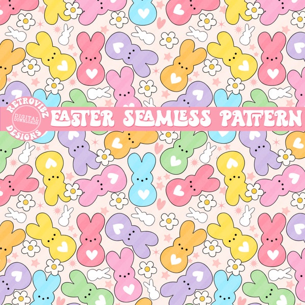 Easter Digital Paper - Etsy