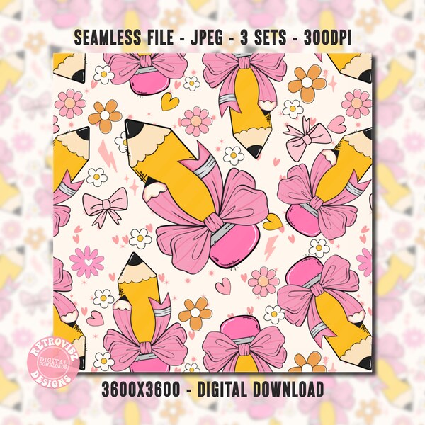 Coquette School Seamless - Etsy