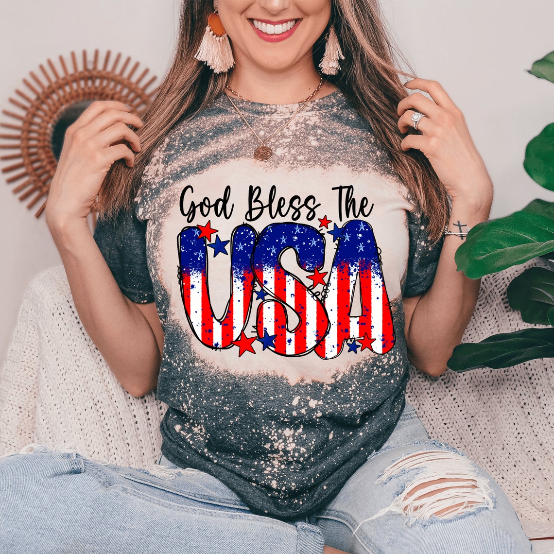 God Bless the USA PNG, , 4th of July Png, American Flag Png, USA Png ...