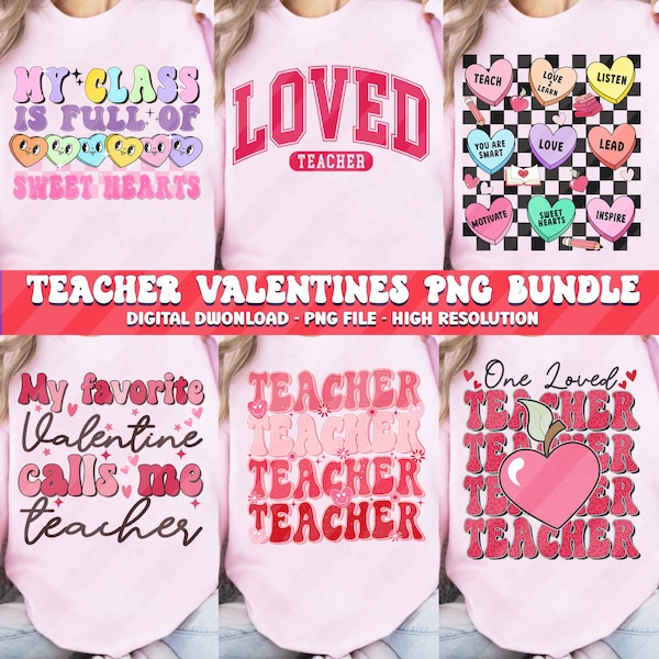 Valentine Teacher Svg - Etsy