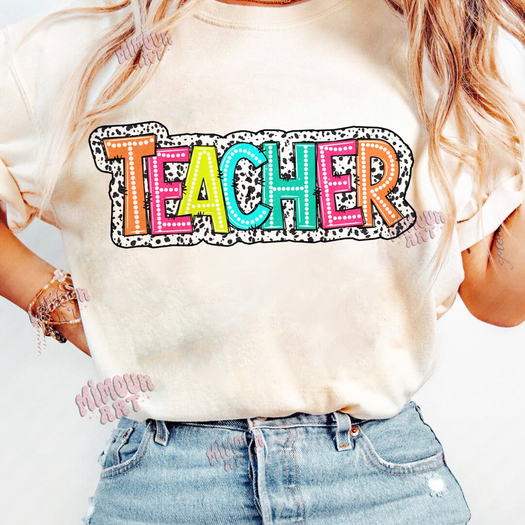 Retro Teacher Dalmatian Png, Teacher Png, Dalmatian Dots Png, Princial ...