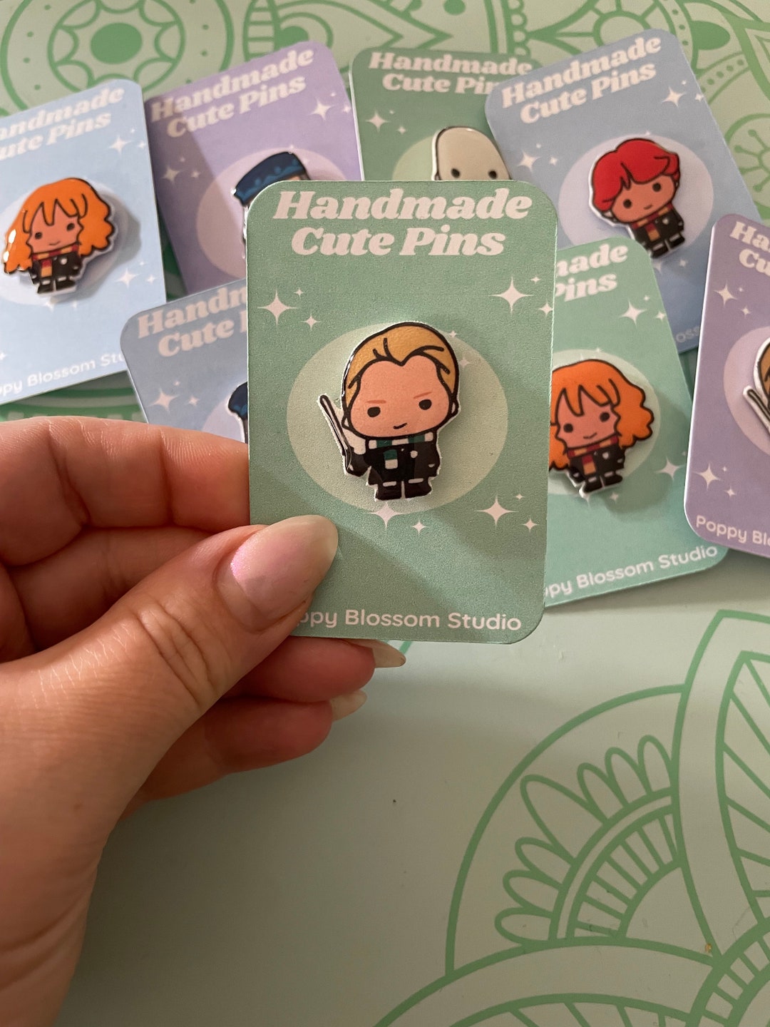 Handmade Draco Malfoy Pin - Etsy