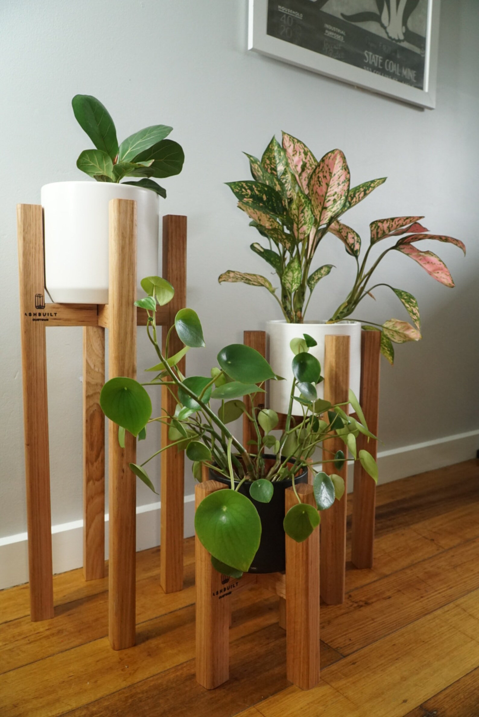 Plant Stands Handmade Recycled Beautiful Hardwood Timber. Best Pot ...