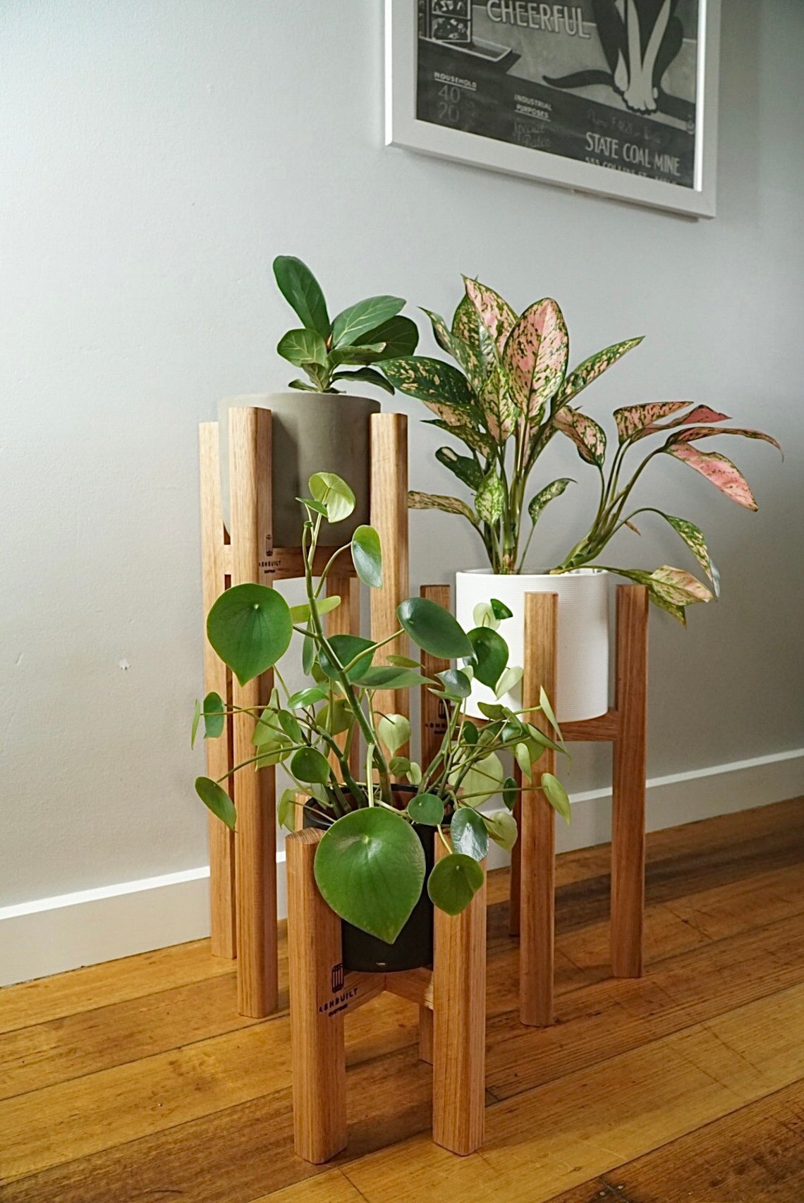 Plant Stands Handmade Recycled Beautiful Hardwood Timber. Best Pot ...