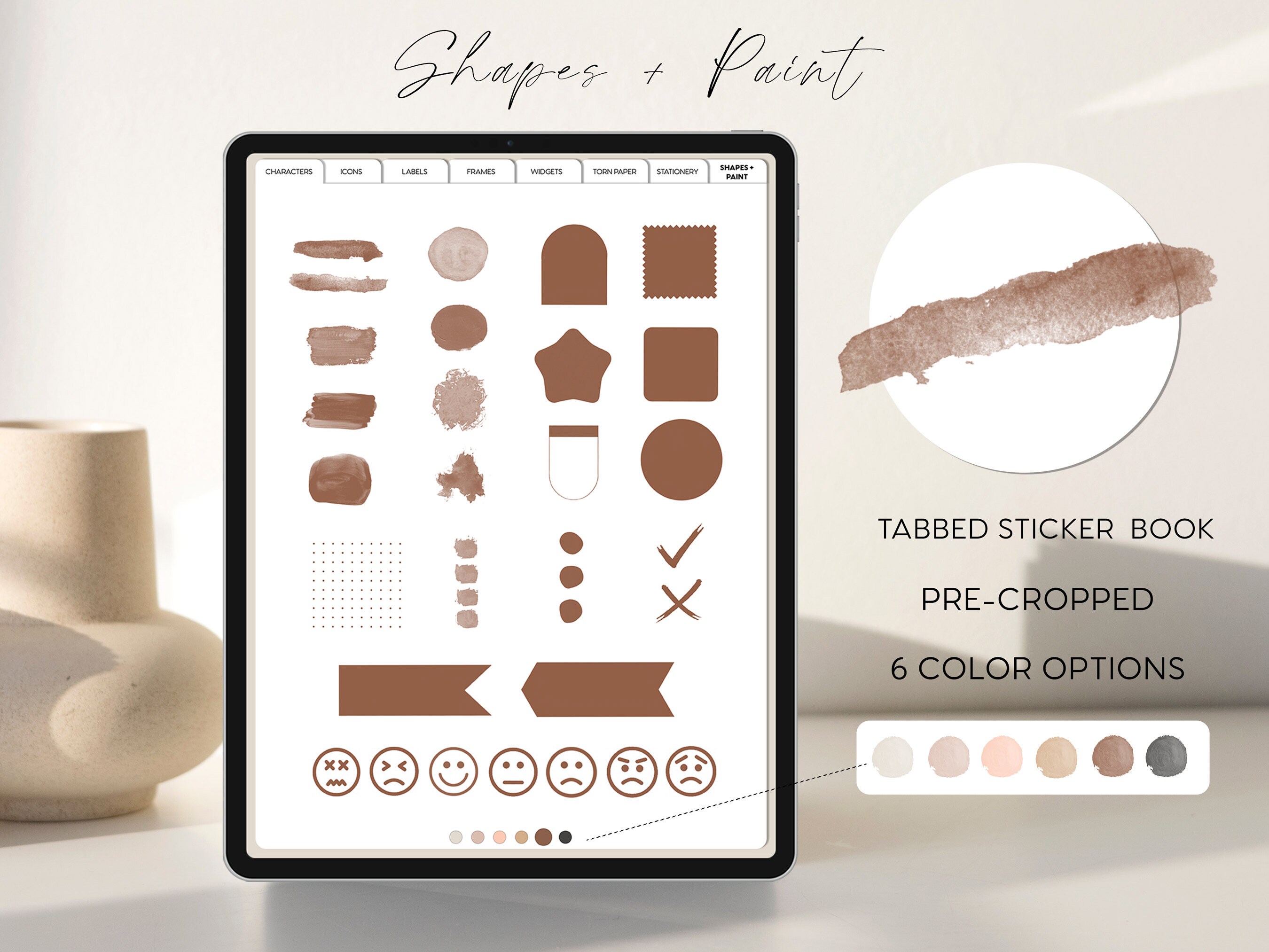 Everyday Life Pre-cropped Digital Sticker Set Sticker Book for ...