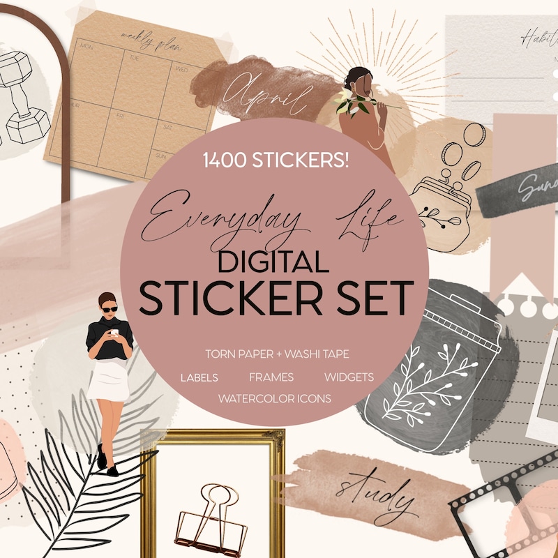 Digital Stickers - Etsy