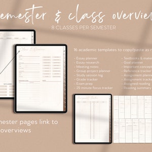 Weekly Student Digital Planner 2024 2025 Mid Year Dated Aesthetic ...