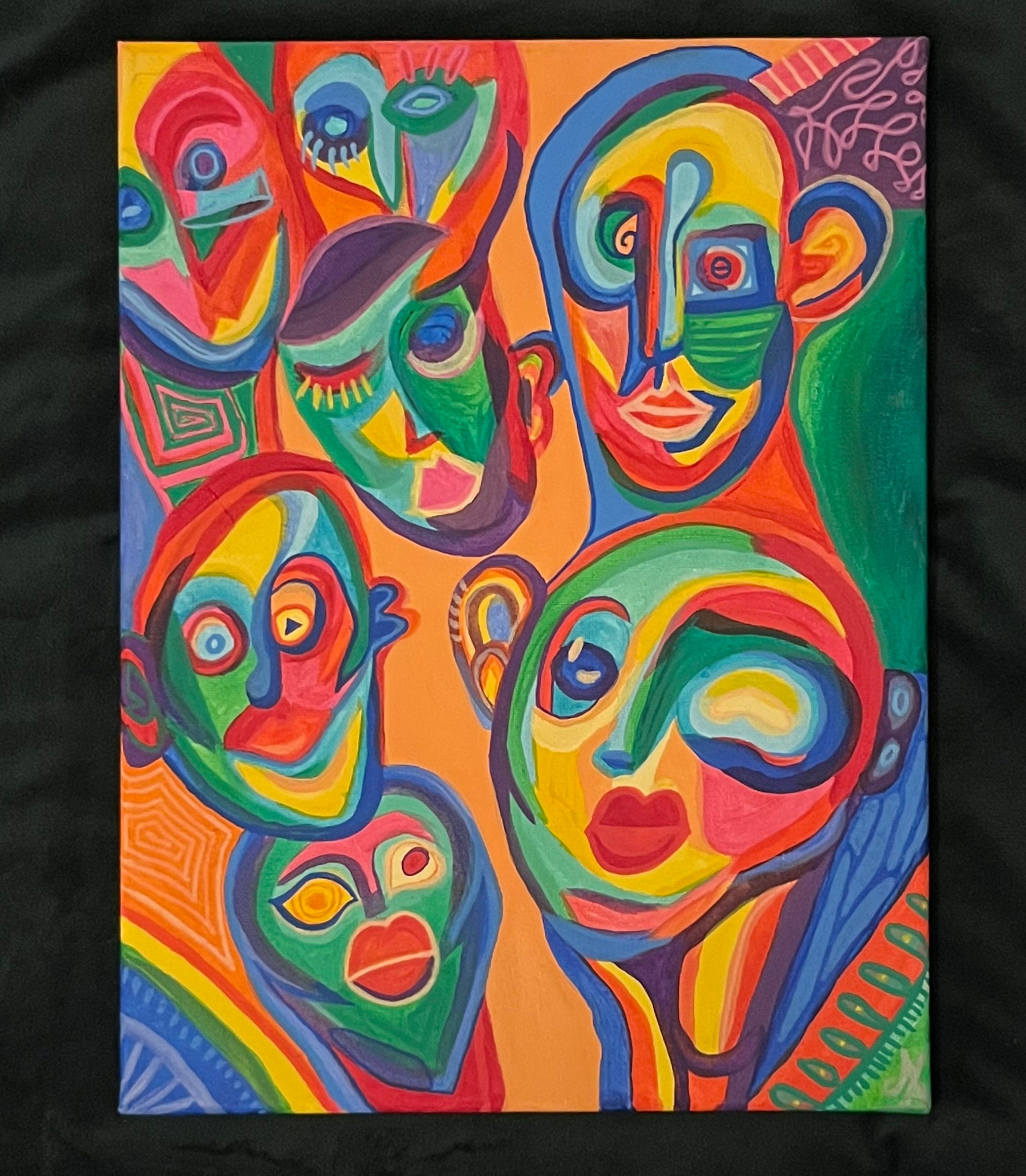 Acrylic Faces - Etsy