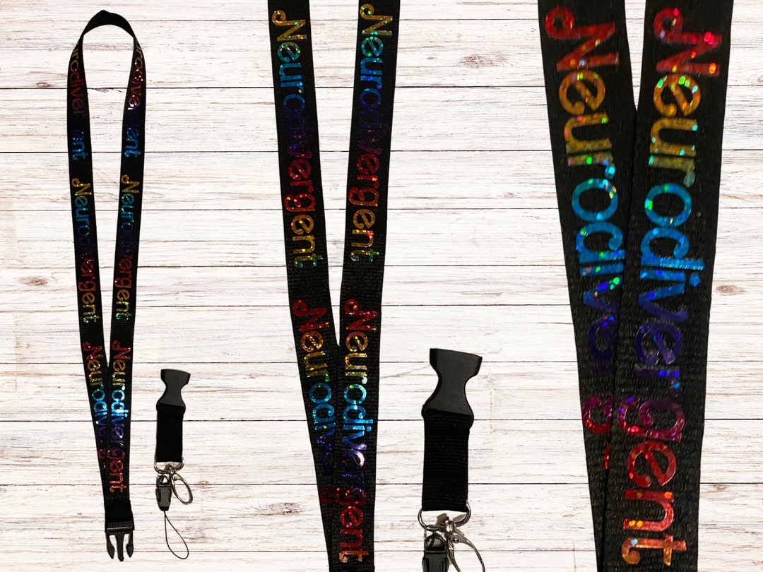 Lanyard ID Holder, Neurodivergent Lanyard, Neurodivergent Gift, ADHD ...