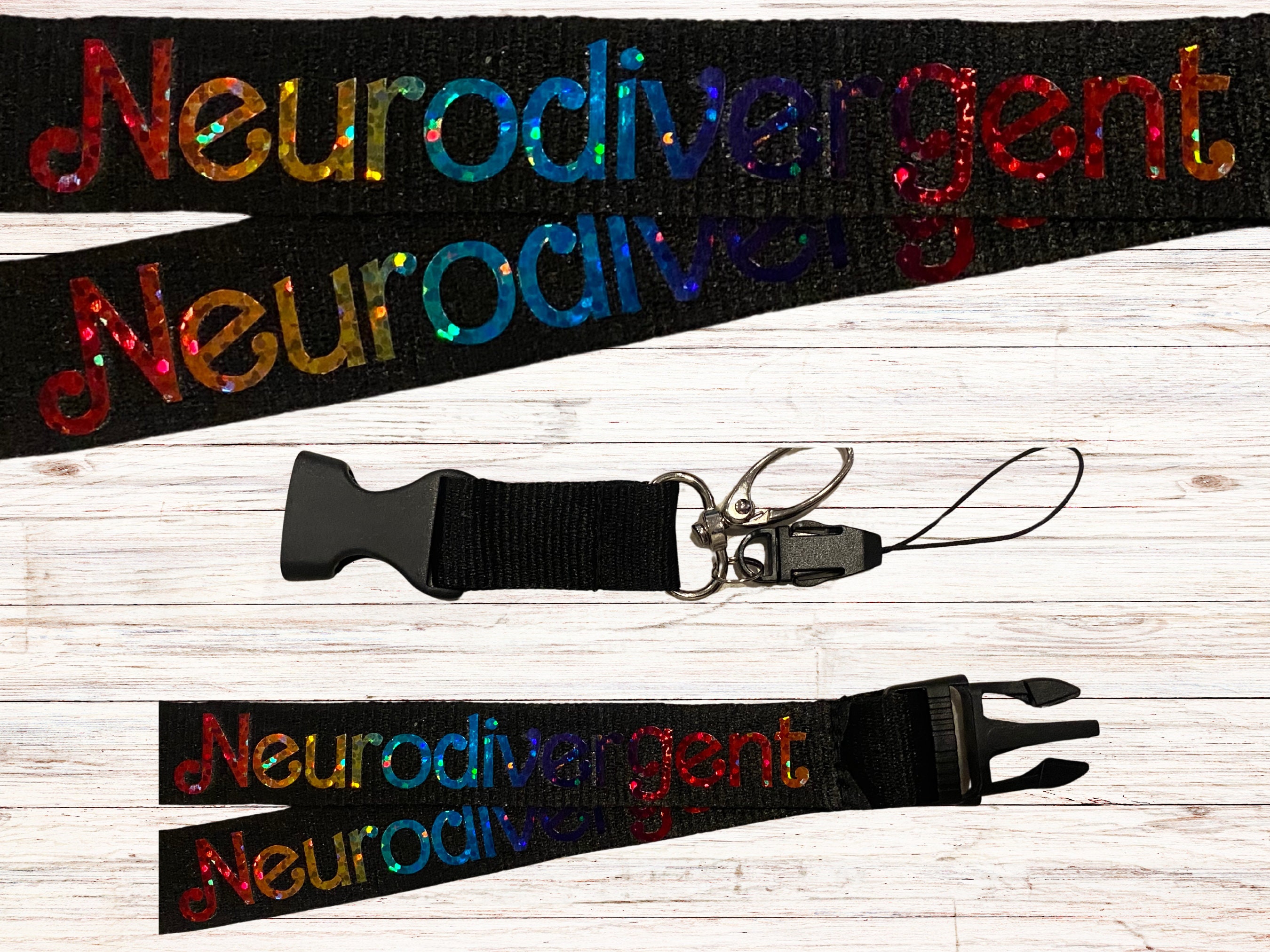 Lanyard ID Holder, Neurodivergent Lanyard, Neurodivergent Gift, ADHD ...